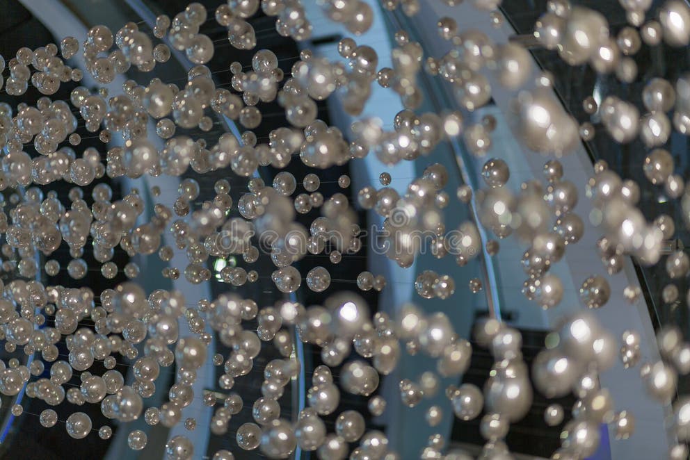 Metal Bubbles Abstract Background Stock Image - Image of airy, indoor ...