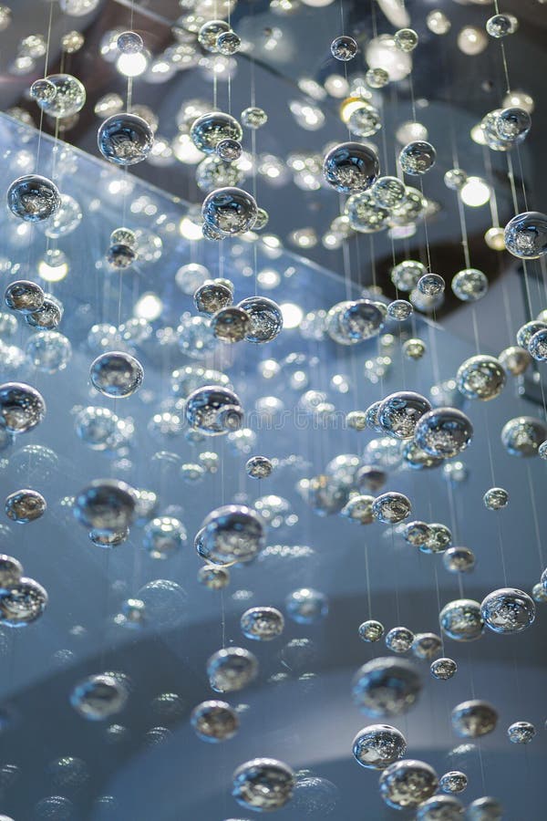 Metal Bubbles Abstract Background Stock Image - Image of light ...