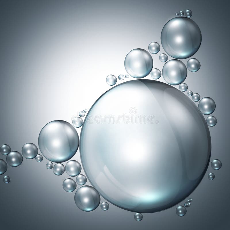 Metal bubbles stock illustration. Illustration of glossy - 60017618