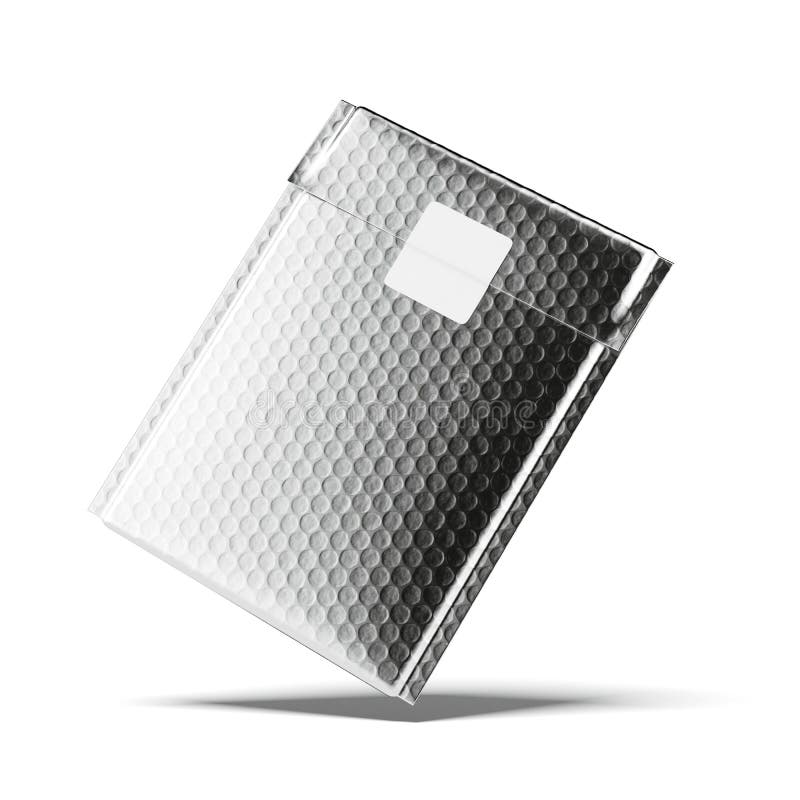 Metal Bubbles Packaging Bag with Sticker Stock Photo - Image of closeup ...