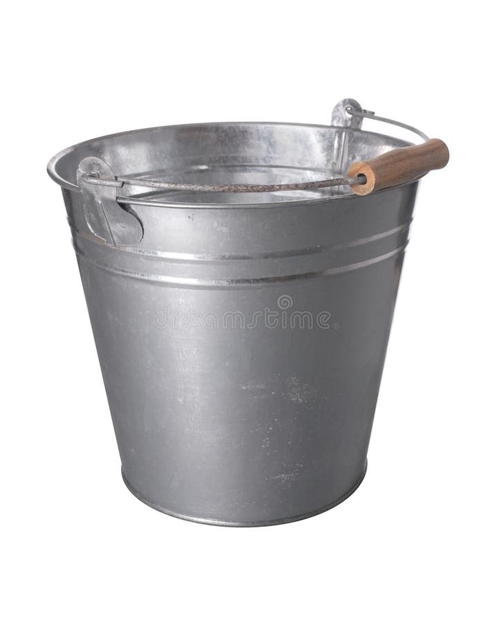 Metal bucket stock photo. Image of studio, shot, steel - 14799206