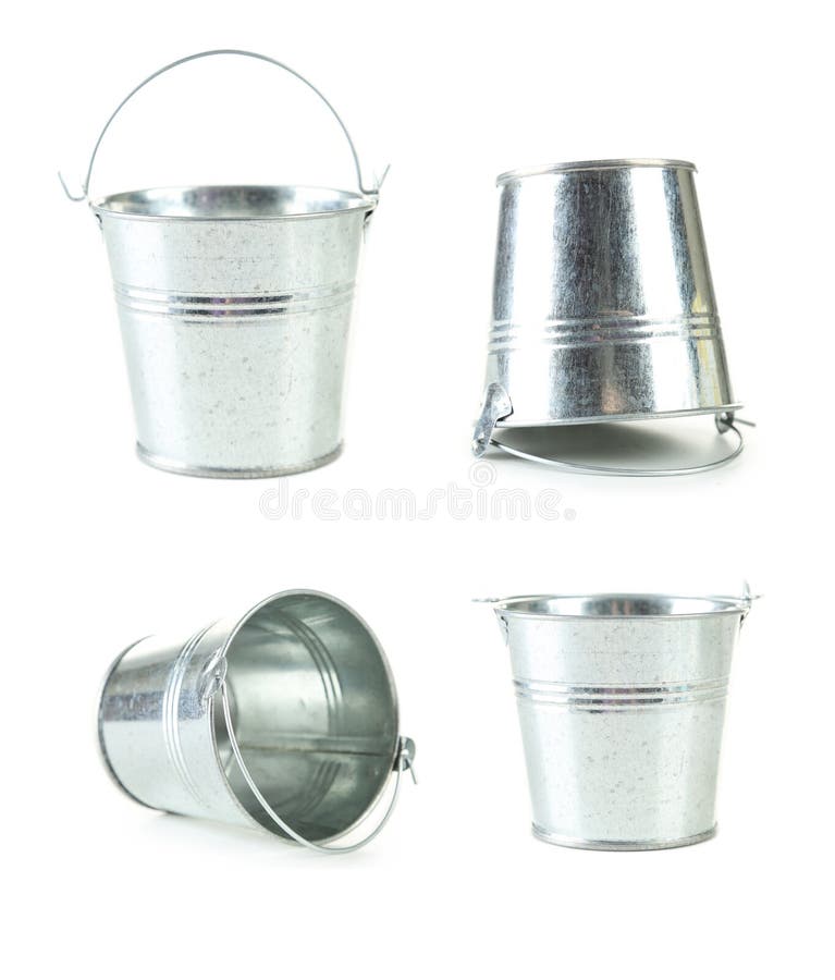 Metal bucket stock photo. Image of retro, container, clean - 57873040