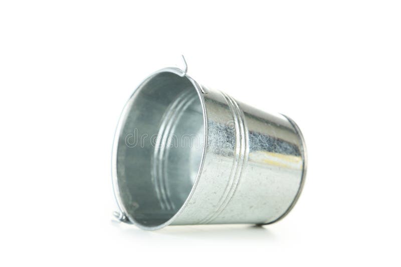 Metal bucket stock photo. Image of clean, isolated, rustic - 59550694