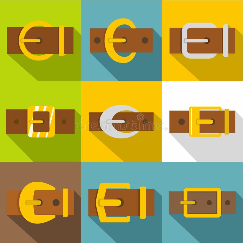 Metal Buckle Icon, Outline Style Stock Vector - Illustration of belt ...