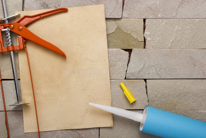 Metal Building Contractors Caulking Gun Tool Stock Image - Image of ...