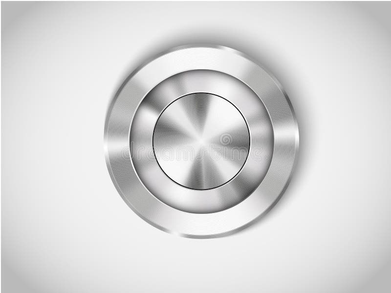 Metal Buttons. Silver, Gold, Copper Stock Vector - Illustration of ...