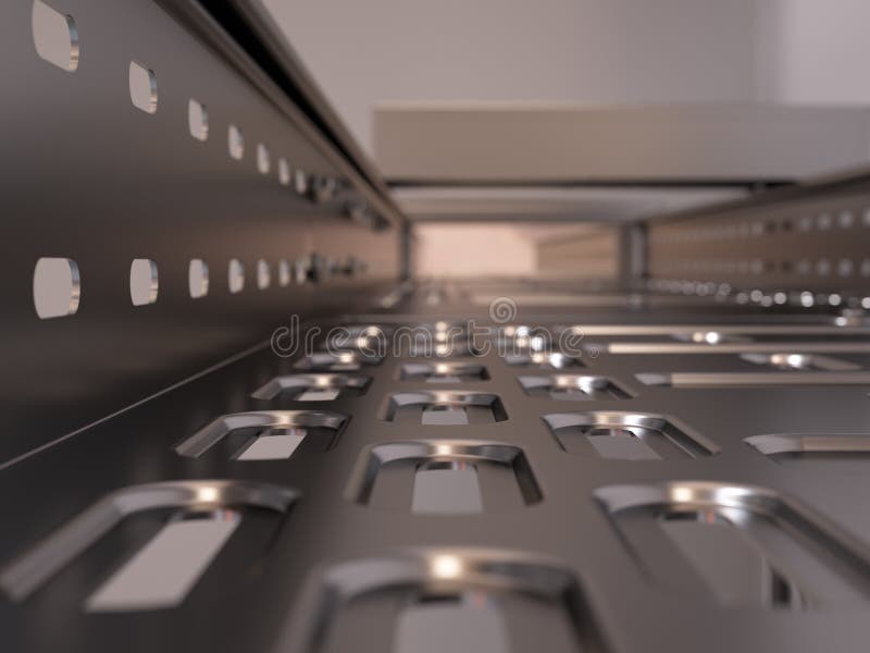 Cable Tray stock photo. Image of modern, engineering - 49052712