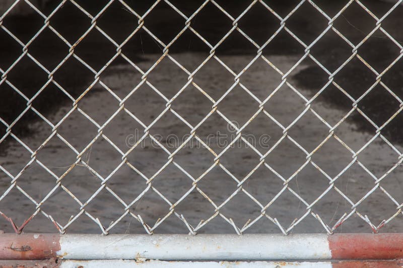 Metal cage for protect stock photo. Image of chain, security - 44803238