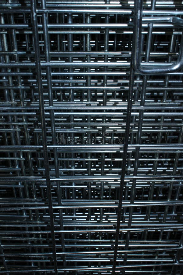Composition metal cage stock photo. Image of industrial - 48649536