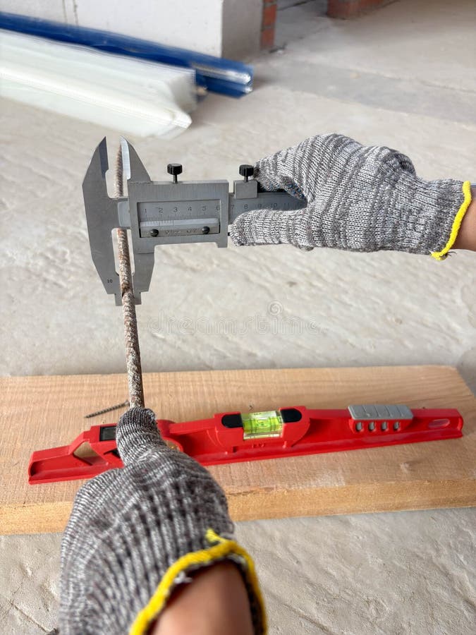 Metal Caliper, Construction and Working Measuring Tool in the Process ...