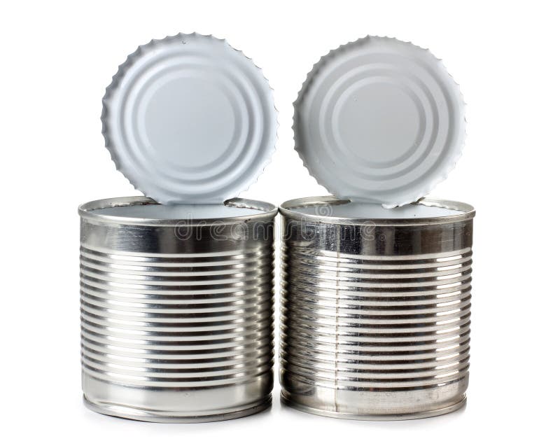 Dented tin can stock photo. Image of opened, dented, white - 25971180