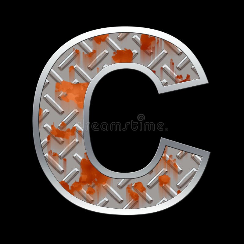 Metal Capital Letter Picture. Image: 5070958