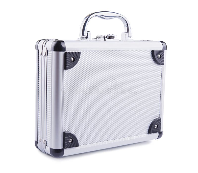 Metal Briefcase stock photo. Image of isolated, lifestyle - 181678