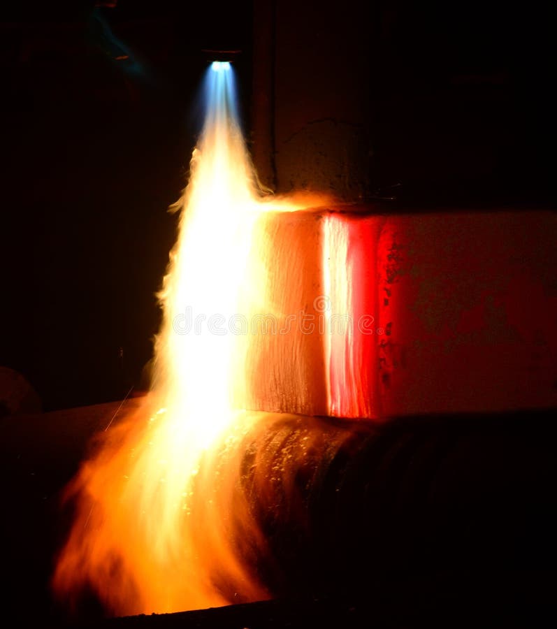 Metal casting process stock image. Image of flowing, black - 32959741