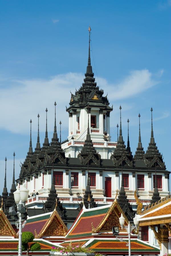 Metal Castle in Ratchanatda Temple Stock Photo - Image of faith ...