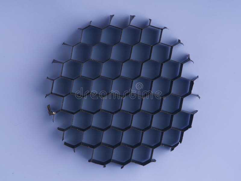 A Metal Cell in the Form of a Honeycomb. the Shape is Rhombic Stock ...