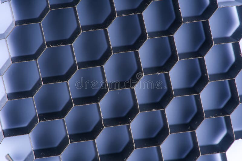 A Metal Cell in the Form of a Honeycomb. the Shape is Rhombic Stock ...