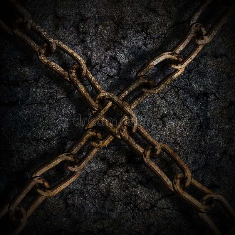 Steel chain background stock illustration. Illustration of safety ...