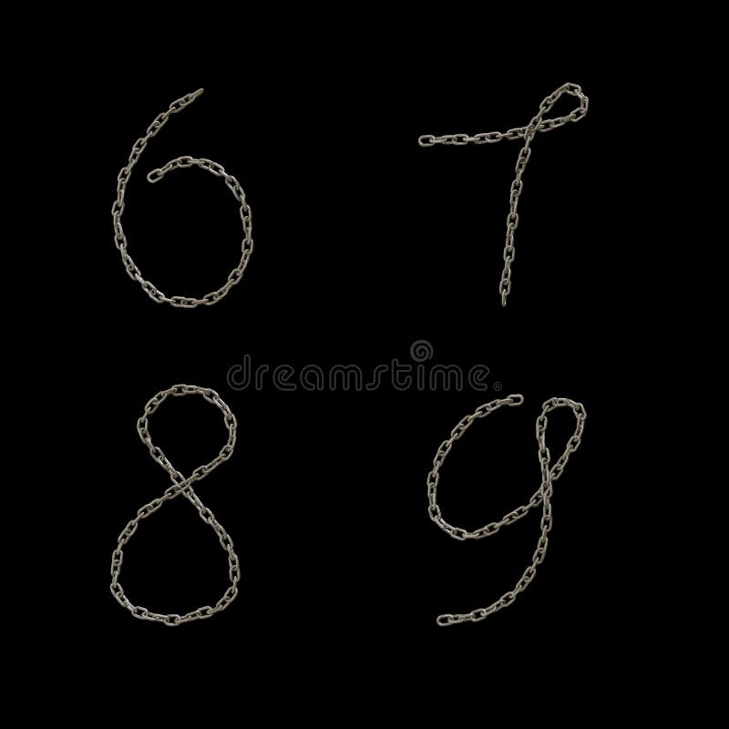 Chain Alphabet Character Stock Illustrations – 270 Chain Alphabet ...