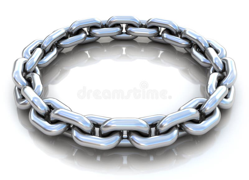 Circle Chain stock illustration. Illustration of force - 4527157