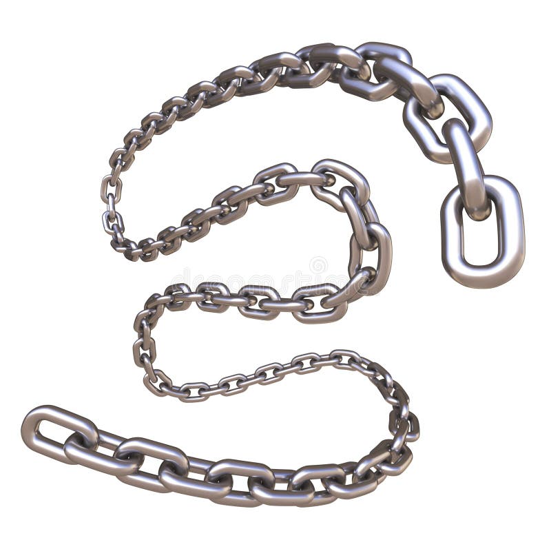 Curved Chains Isolated Stock Illustrations – 62 Curved Chains Isolated ...