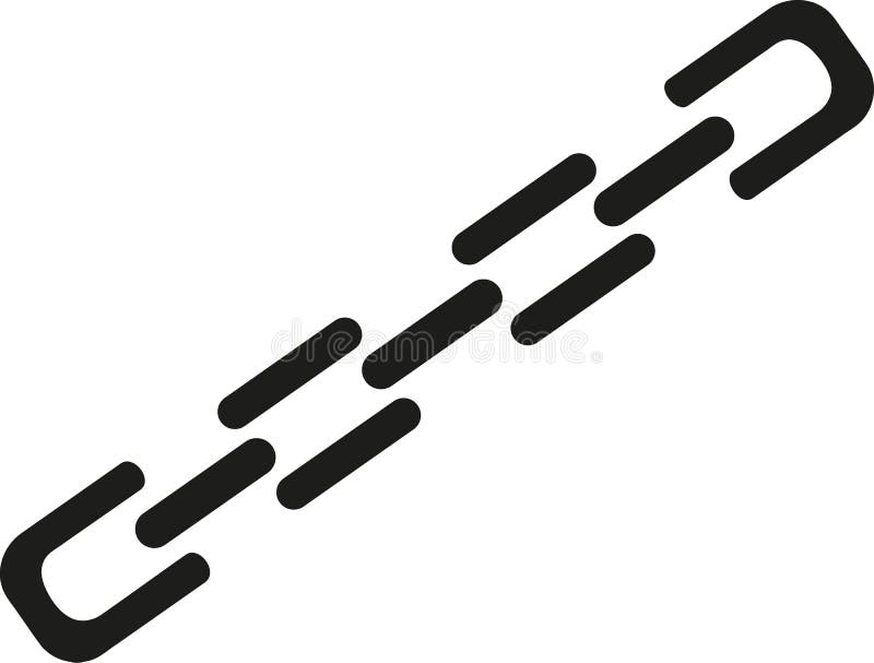 Metal chain icon stock illustration. Illustration of connection - 107151204
