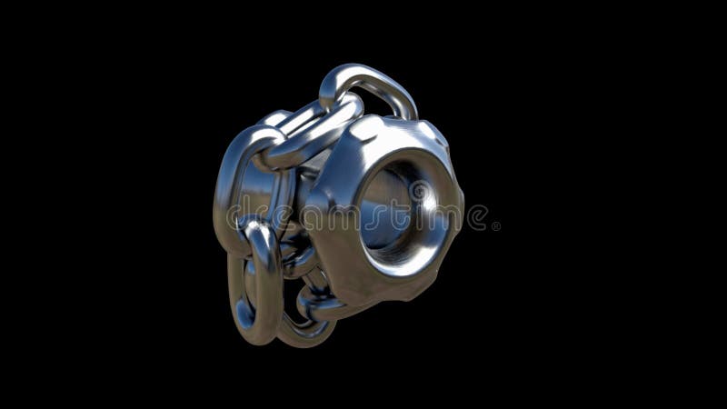 Metal Chain or Iron Chain, Hyper Realistic Metallic Chain with ...