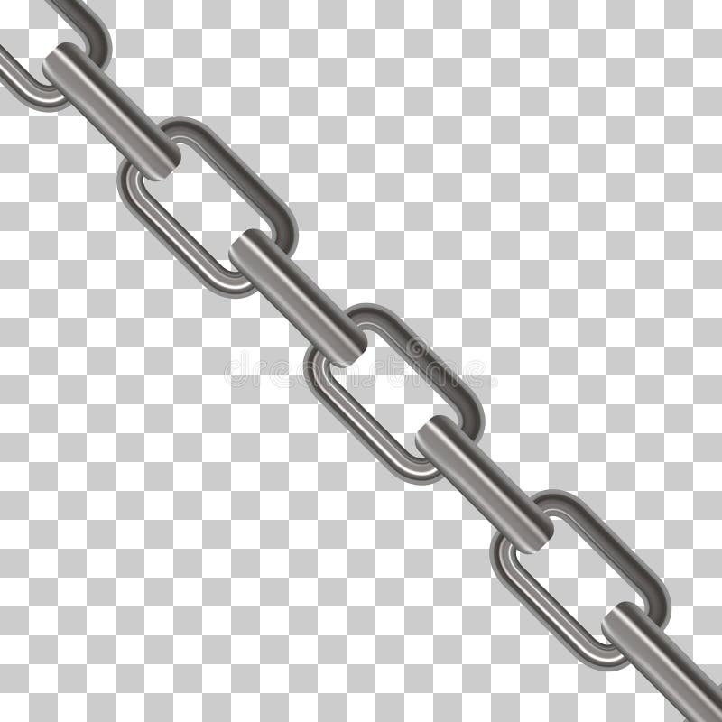 Metal Chain links 3d stock illustration. Illustration of build - 100616878