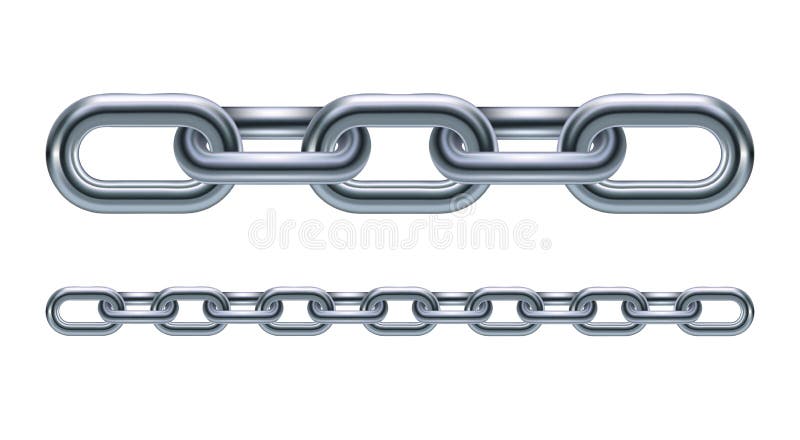 Metal Chain Concept Graphic Stock Illustration - Illustration of ...