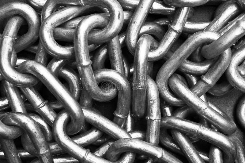 Metal Chaine Link stock photo. Image of detail, heavy - 73772144