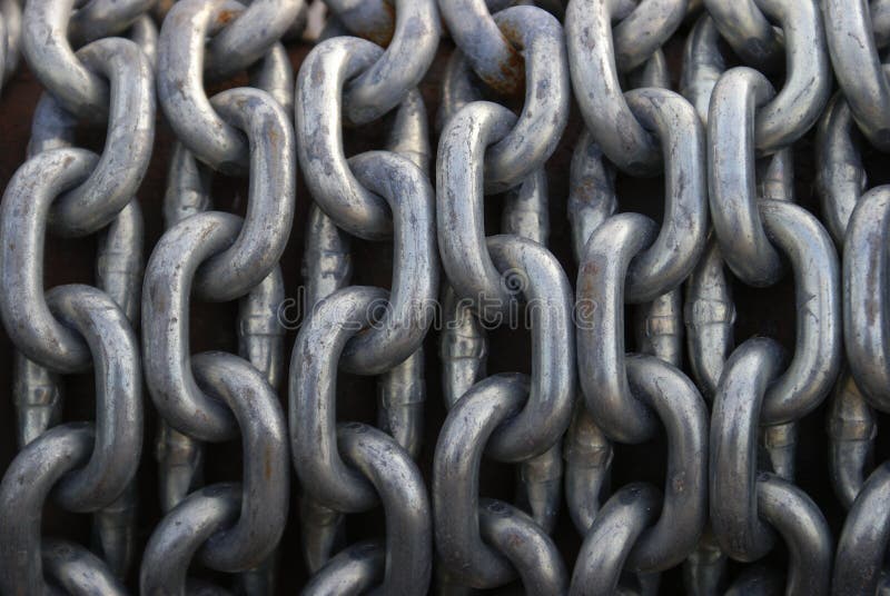 Metal Chains stock image. Image of strength, combine, macro - 6406367