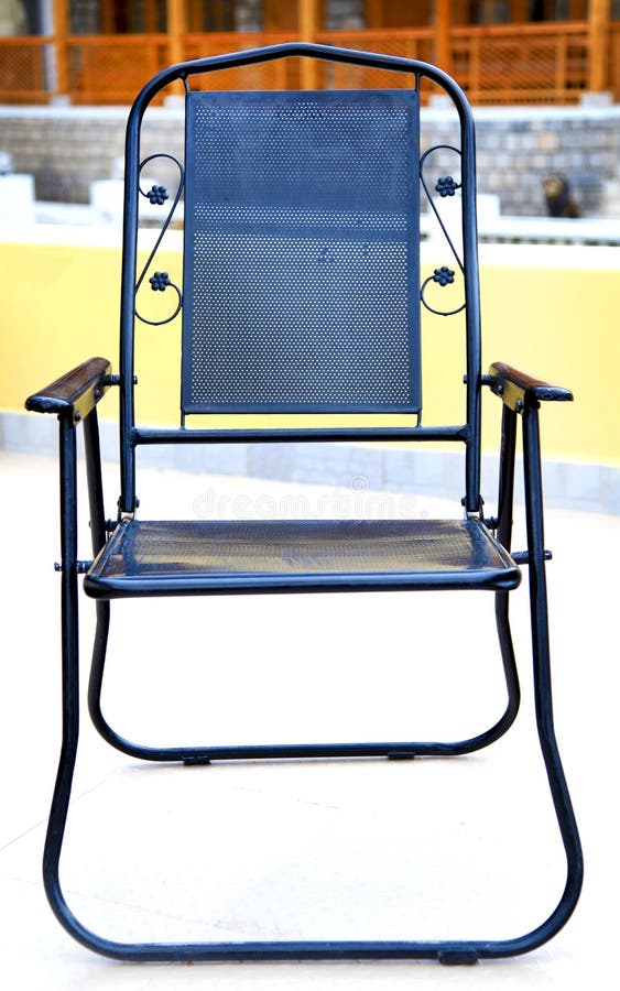 Metal chair stock photo. Image of metal, life, steel - 24773404