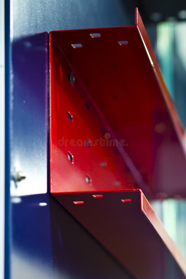 Metal Structural Profile for Laying Wires Stock Image - Image of ...