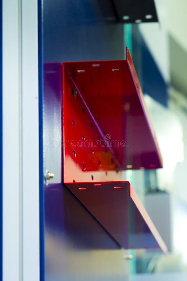 Metal Structural Profile for Laying Wires Stock Photo - Image of ...