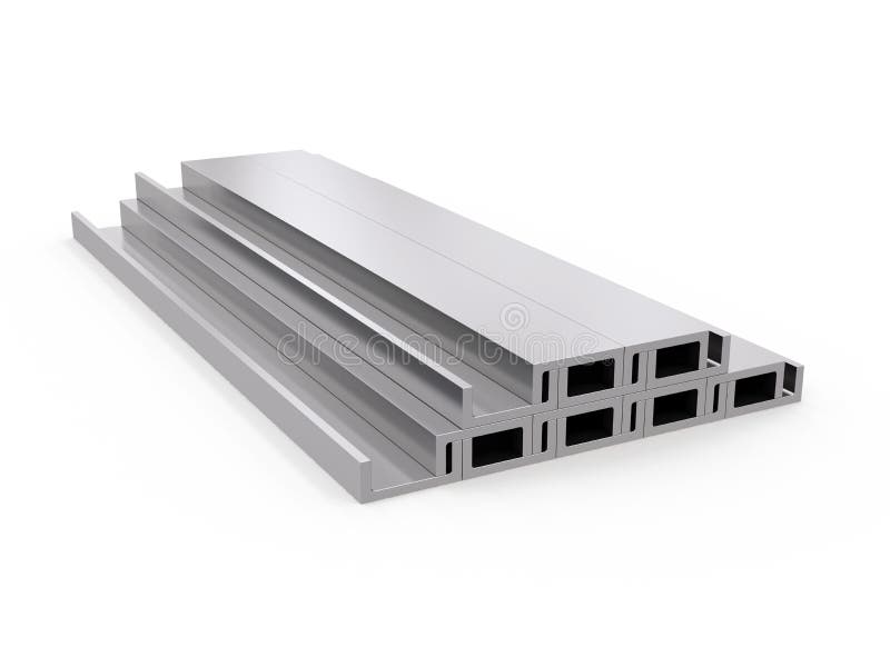 Metal channel stock photo. Image of aluminum, channel - 54275806