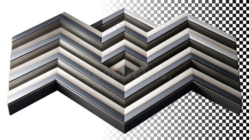 Metal Chevron Texture Pattern, Zigzag Line Design, Industrial Surface ...