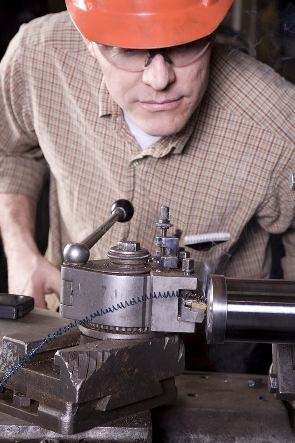 Metal chips off cut stock image. Image of work, machine - 13959347