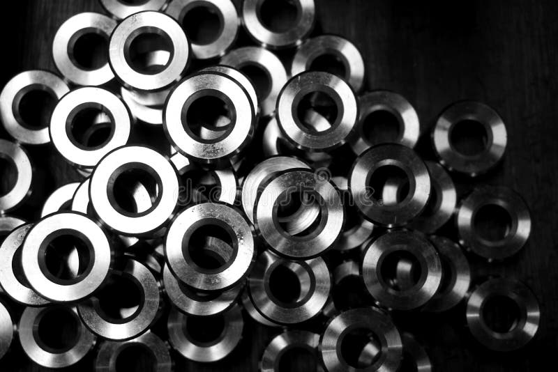 Metal circle in shape stock photo. Image of chrome, bright - 75114832