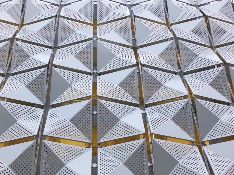 Metal Cladding on building stock image. Image of exterior - 87592101