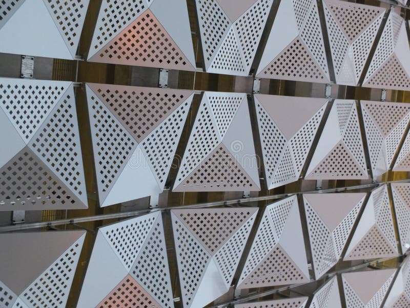 Metal Cladding on building stock photo. Image of city - 87593072