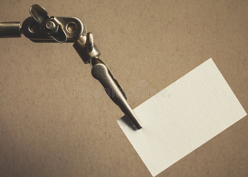 Metal Clamp and Paper stock image. Image of metal, clean - 55376973