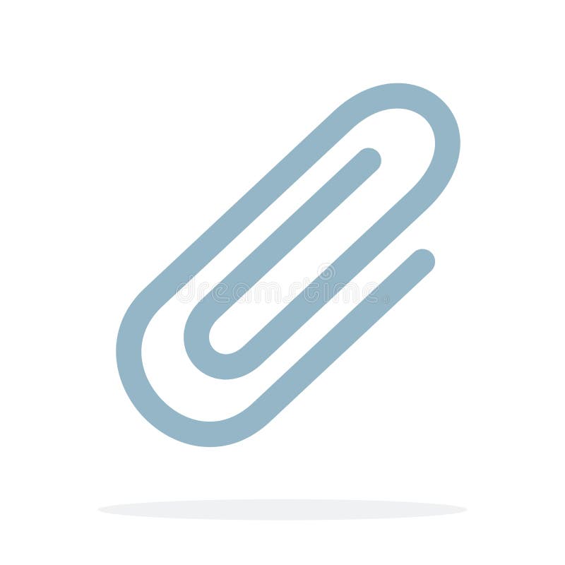 Metal Clip Vector Flat Isolated Stock Vector - Illustration of page ...