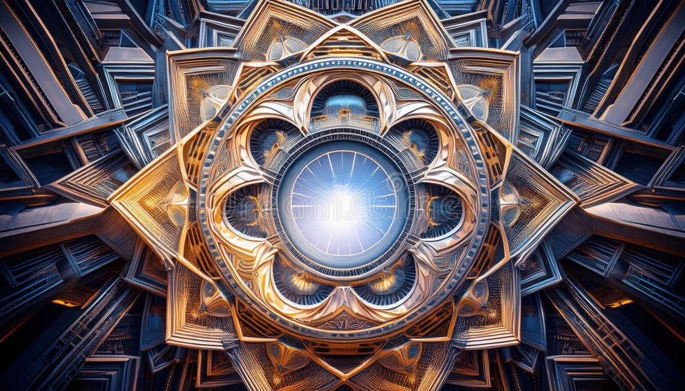 Metal Clock with Evolving Patterns Visualizing the Dynamic Journey of ...