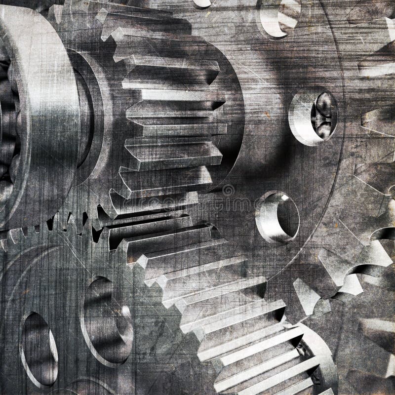 Metal Cog Gears Joining Together Stock Image - Image of concept ...