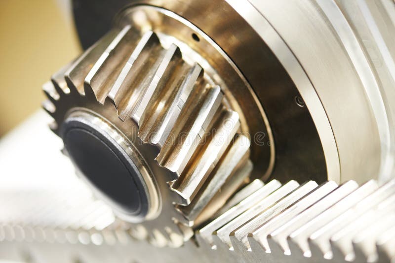 Metal Cog Tooth Wheel Gear and Rack Stock Photo - Image of construction ...