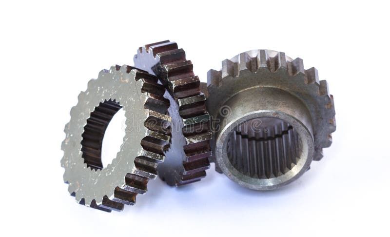 Metal cog wheels stock image. Image of interlocking, macro - 56899443