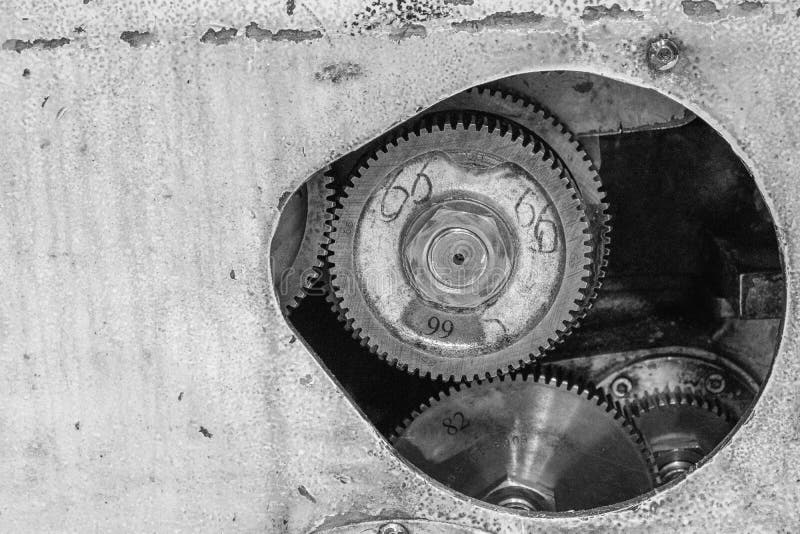 Metal Cog Wheels in Gearing at Gear Box Stock Photo - Image of ...