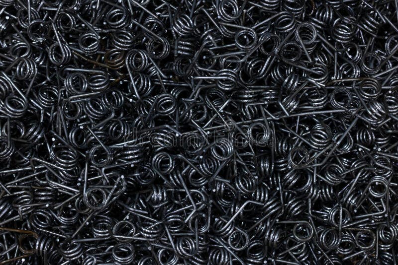Metal Coil Spring Part Texture and Background, Metal Coils and Springs Background, Metal Tension ...