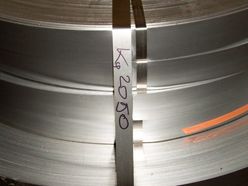 Metal Coils Plant. Industrial Environment Stock Image - Image of ...