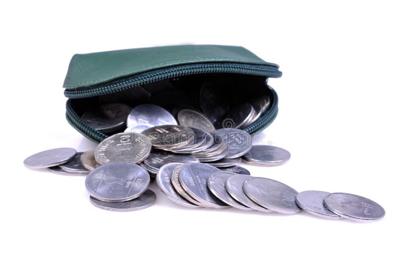 Metal coins stock photo. Image of rupees, wooden, coins - 108015862